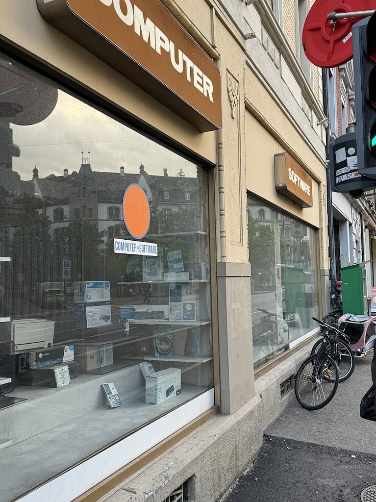 The infamous "Computer + Software" Shop in Basel - Daily Life, Swiss ...